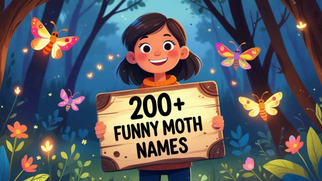 200+ Funny Moth Names - Namesfunky